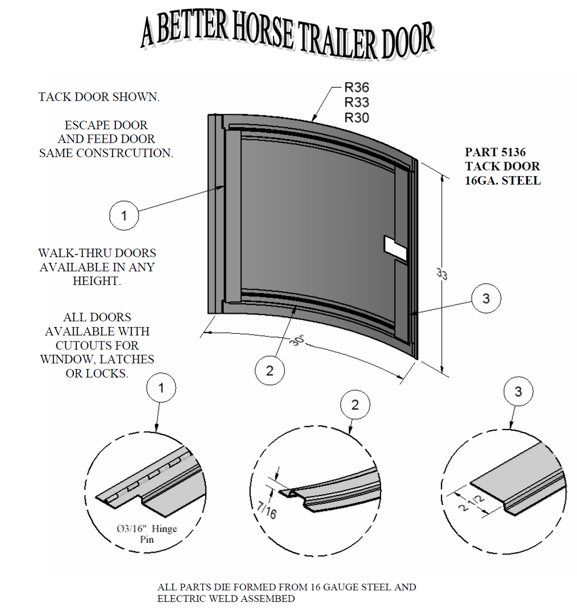 Tack Door – Kampco Steel Products