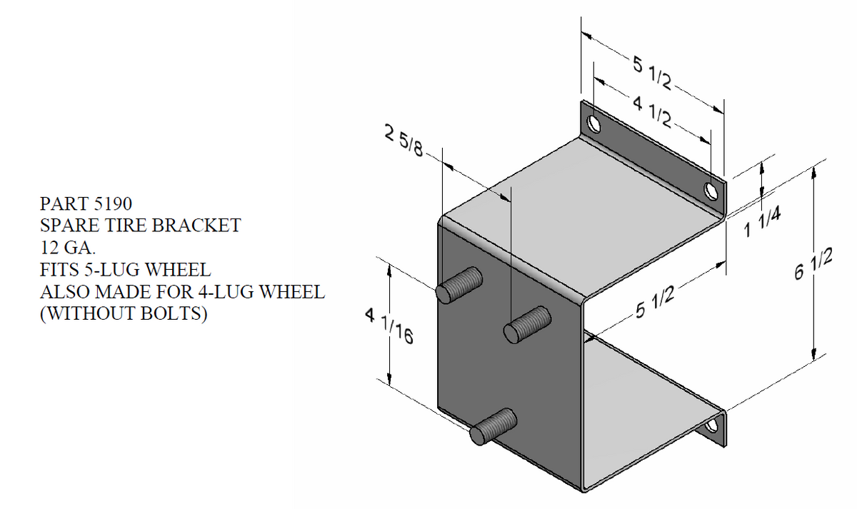 Spare Tire Bracket – Kampco Steel Products