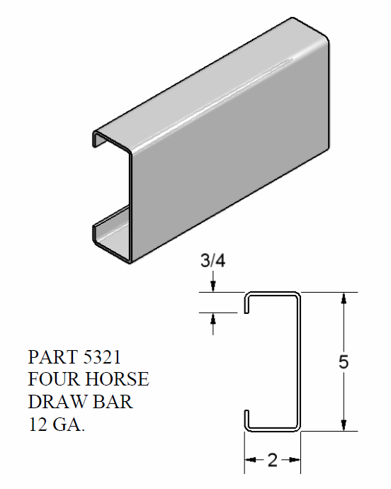 Four Horse Draw Bar – Kampco Steel Products
